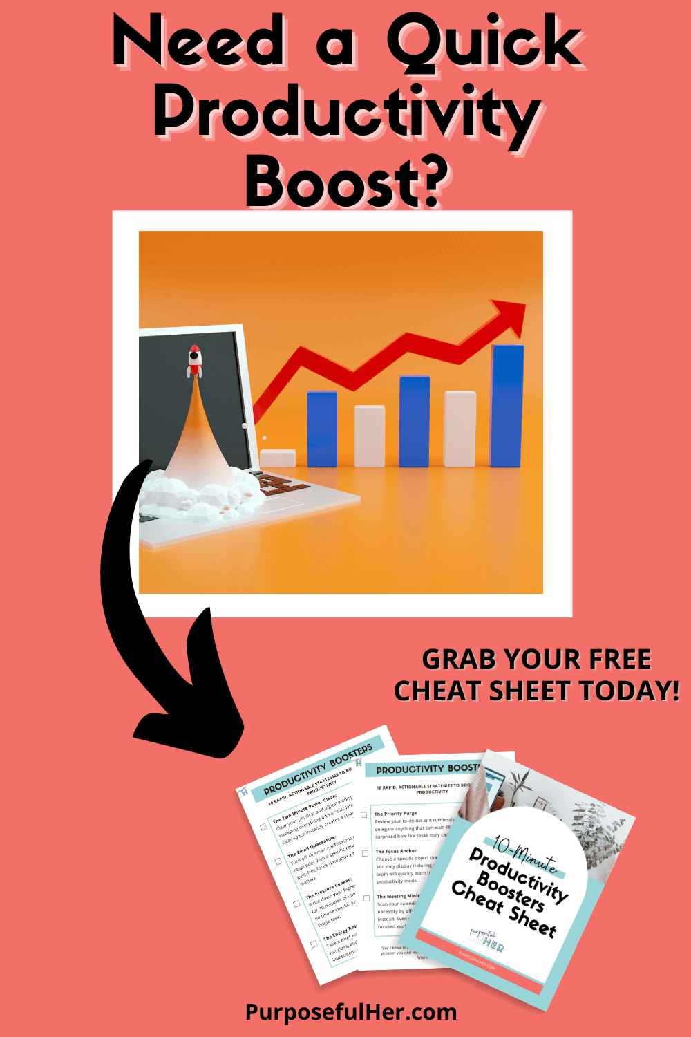 10 Easy Ways To Be More Productive At Work | Purposeful Her